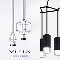 Vibia Wireflow 0299 - Pendant light - 3D model