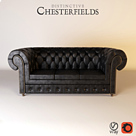 Joybird Bree Leather Sofa - Sofa - 3D model