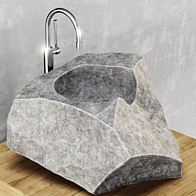 Stone washbasin - Wash basin - 3D model