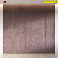 RECTANGULAR WALL PANEL - 3D panel - 3D model