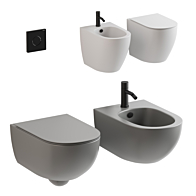Nic Design Pin Wall-Hung WC - Toilet and Bidet - 3D model