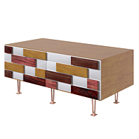 Visionnaire Equinox Bar Console - Sideboard & Chest of drawer - 3D model