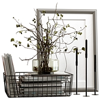 Boho decorative set - Decorative set - 3D model