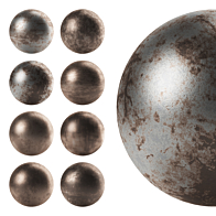 Iron Texture Set 001 - Metal - 3D model