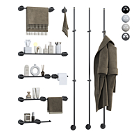 Uzon shampoo set - Bathroom accessories - 3D model