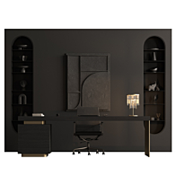 Mo Bridge desk set - Office furniture - 3D model