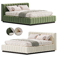 Forte Channeled Bed - Bed - 3D model