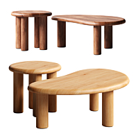 Primitive coffee table Henge - Table - 3D model