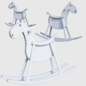 sixay furniture PARIPA | Rocking Horse - Toy - 3D model