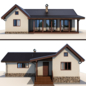 Terrace House - Building - 3D model