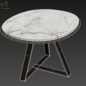 Set coffee table 003. BOOK ONE & TWO. Meridiani JUDD - Table - 3D model