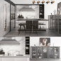 Snaidero Frame Kitchen composition 3 - Kitchen - 3D model