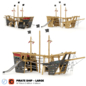 KOMPAN. PIRATE SHIP - LARGE - Playground - 3D model