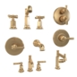 Brizo INVARI Widespread Lavatory Faucet Column Spout Less Handles ...