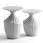 Palecek Chelsea Side Table - Table - 3D model