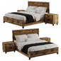 Morales Rustic Wood Bed - Bed - 3D model