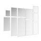 Evoform mirrors in white frames - Mirror - 3D model