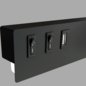 Wall Light With Switch USB - Wall light - 3D model