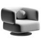 ZEPPELIN Armchair By Lago - Arm chair - 3D model
