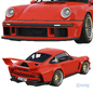 Singer 911 DLS Turbo Track - Transport - 3D model