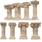 04 Classical Architectural Columns Collection 02-Doric Ionic-Corinthian Orders - Decorative ...