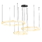 Modern Triple Ring Alabaster Pendant Light - Pendant light - 3D model