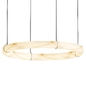 Modern Triple Ring Alabaster Pendant Light - Pendant light - 3D model