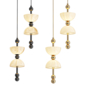 Duo Alabaster Pendant Lamp 2 heads - Pendant light - 3D model