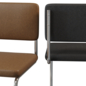 Brick red felt chair - Chair - 3D model