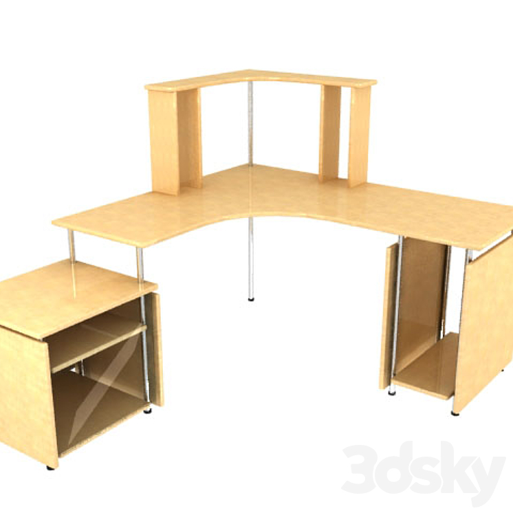 computer desk Perum - Table - 3D model