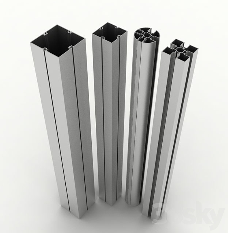 OCTANORM profile - Shop - 3D model