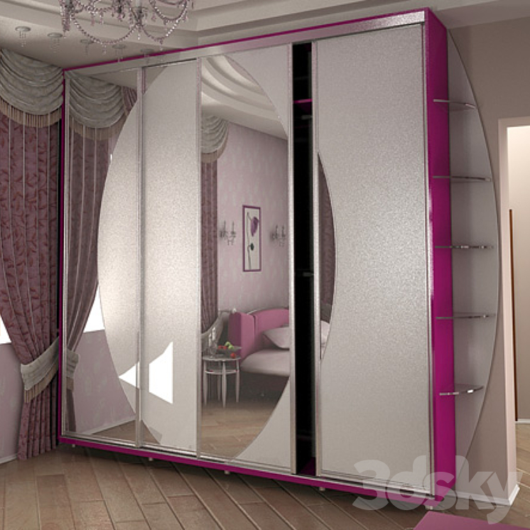 shkaf_kupe - Wardrobe & Display cabinets - 3D model