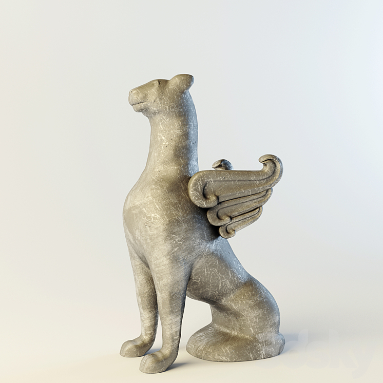 symbolic statue-bars (metal) - Other decorative objects - 3D model
