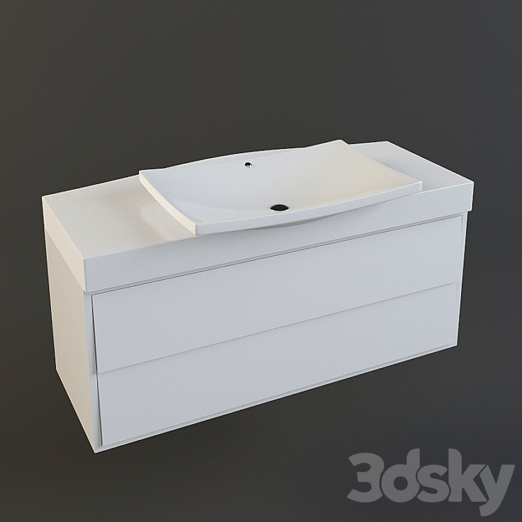 Jacob Delafon - ESCALE - Wash basin - 3D model