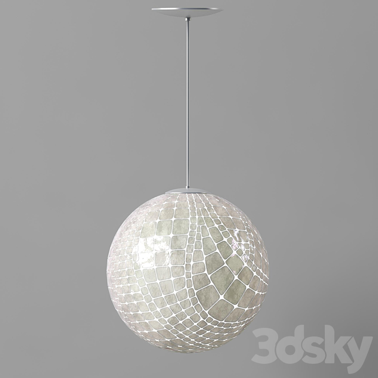 CAPIZ BALL PENDANT - Pendant light - 3D model