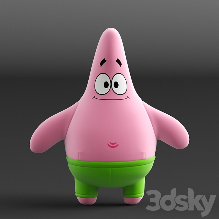 Patrick Star - Toy - 3D model