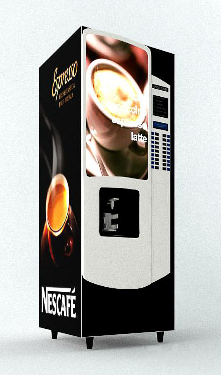 Coffee Vending Machine - Shop - 3D model