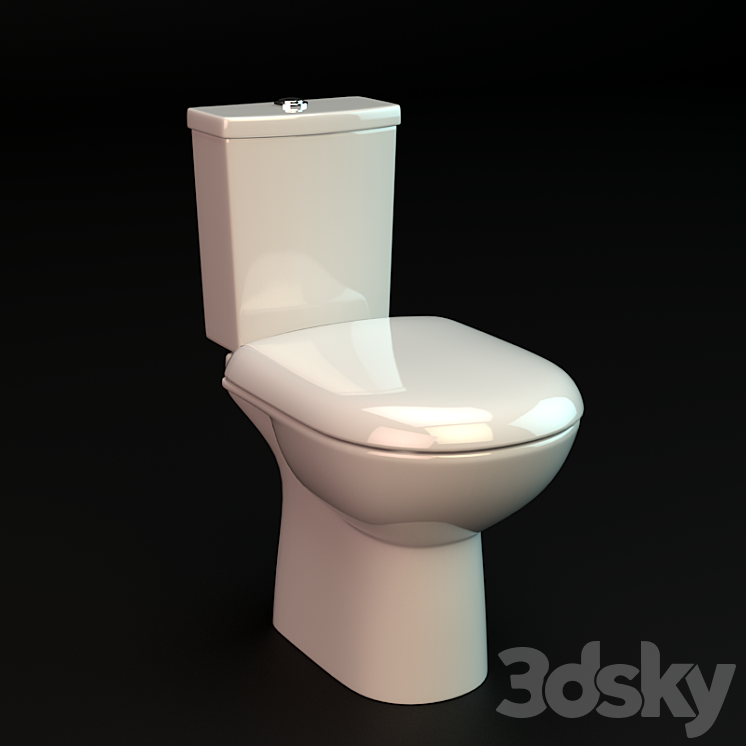 Chelsea - Toilet and Bidet - 3D model