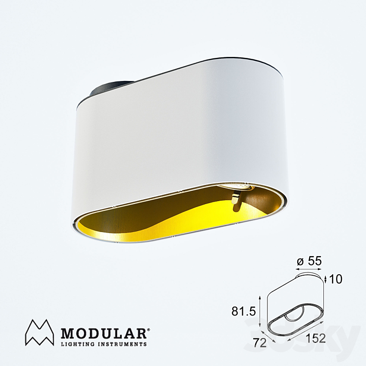 Modular, Duell surface, № 11070732 - Spot light - 3D model