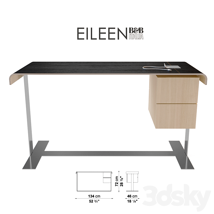 B & B EILEEN - Table - 3D model