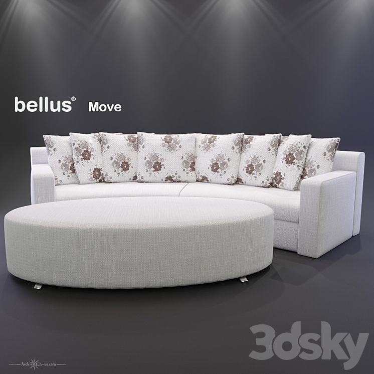 Bellus Move - Sofa - 3D model