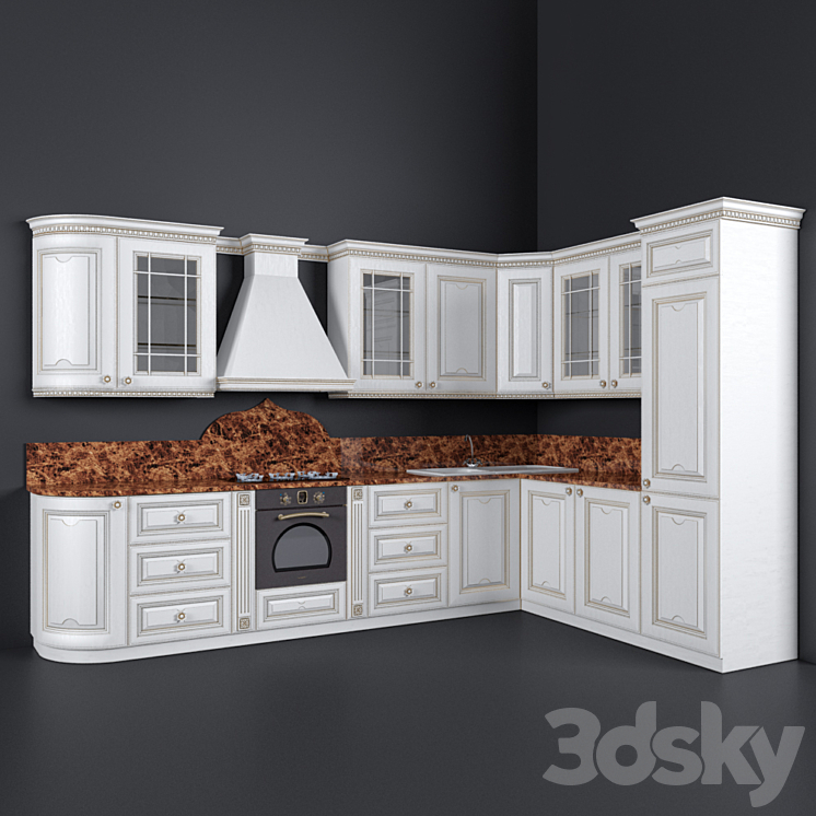 Classic kitchen - Kitchen - 3D model