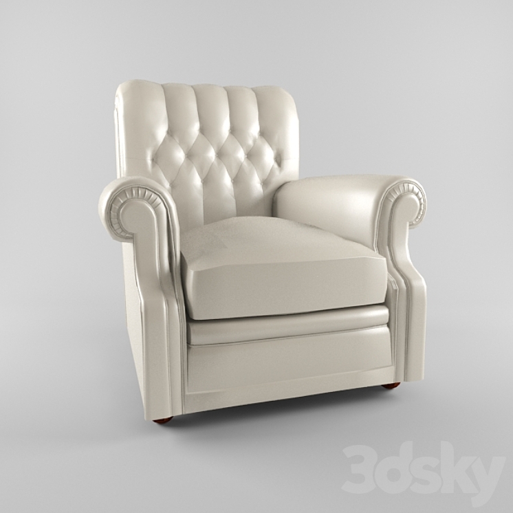 chair Atom - Boston - Arm chair - 3D model