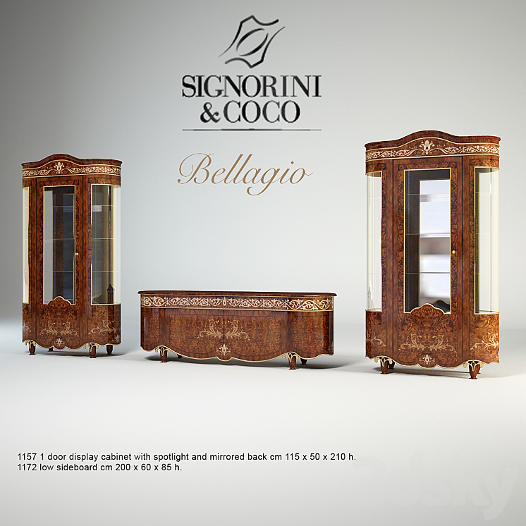Signorini & Coco Bellagio - TV Wall - 3D model