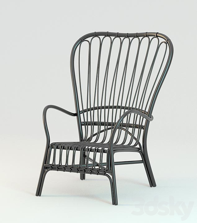 storsele_chair_hight - Arm chair - 3D model