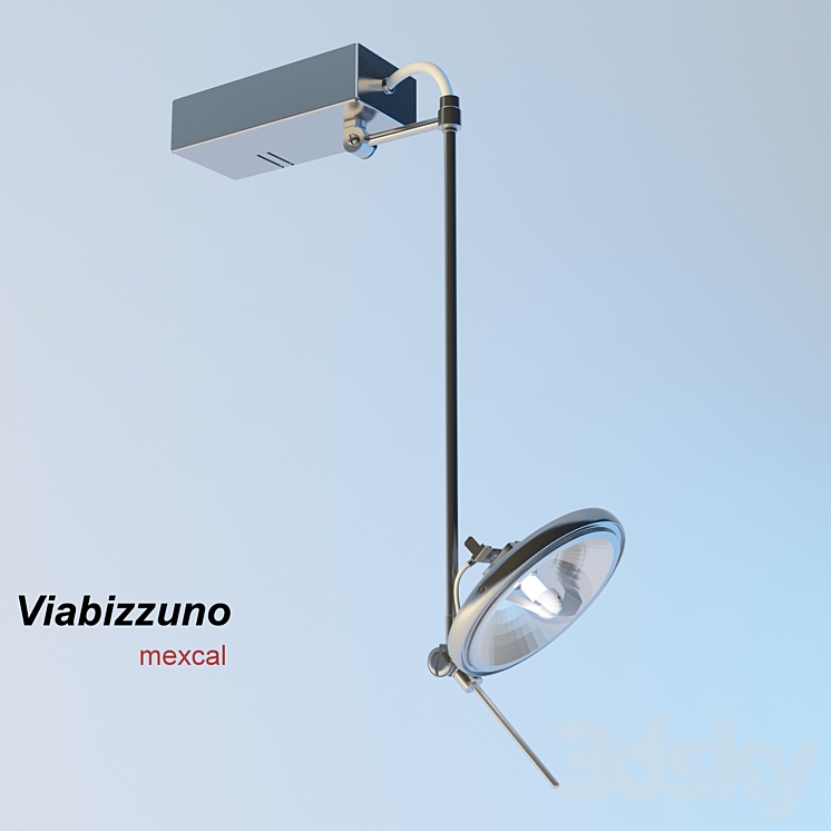 Viabizzuno-mexcal - Spot light - 3D model