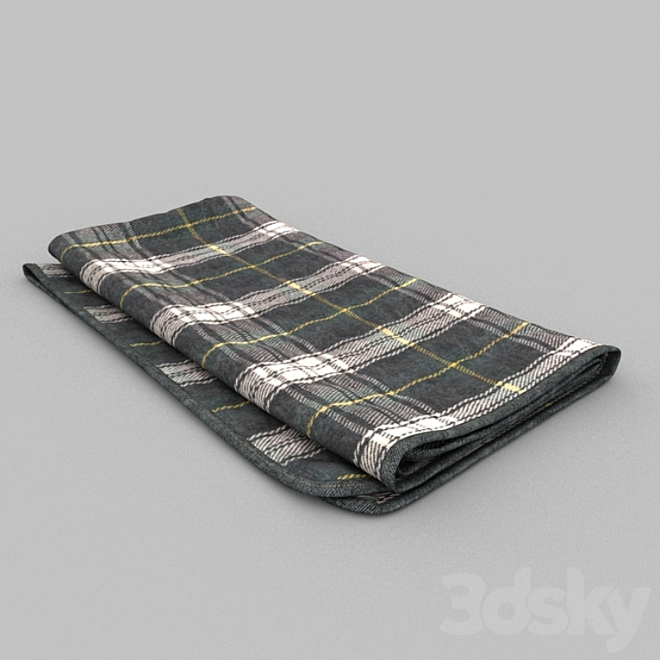 Plaid - Other decorative objects - 3D model