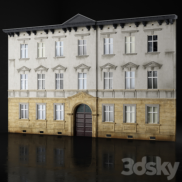 Facade - Building - 3D model