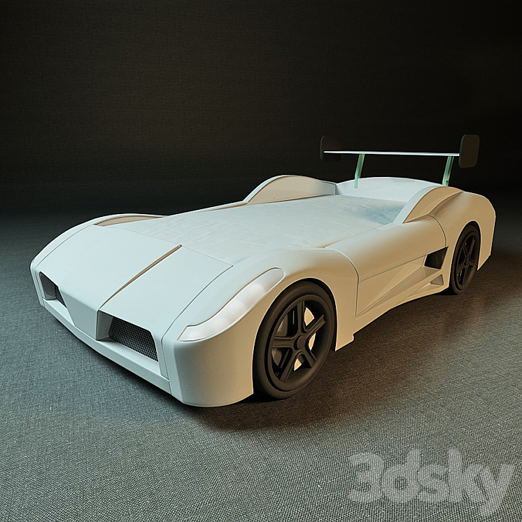 Ferrari Bed - Bed - 3D model