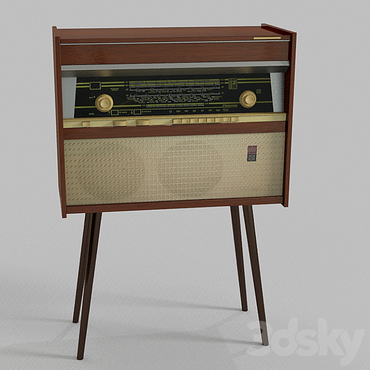 Radio Rigonda - Audio tech - 3D model